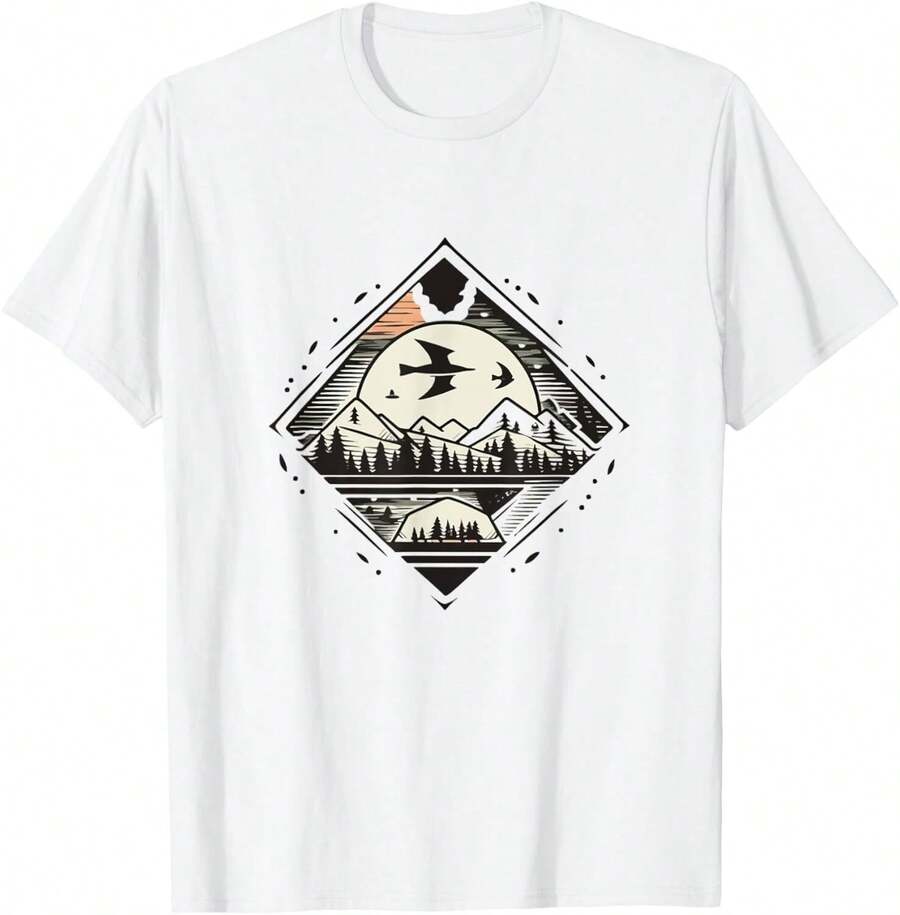 Hiking Outdoors Trail Nature Wilderness T-Shirt | SHEIN USA