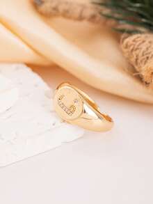 1pc Personalized Arabic Calligraphy Open Ring For Women, Holiday Gift ...