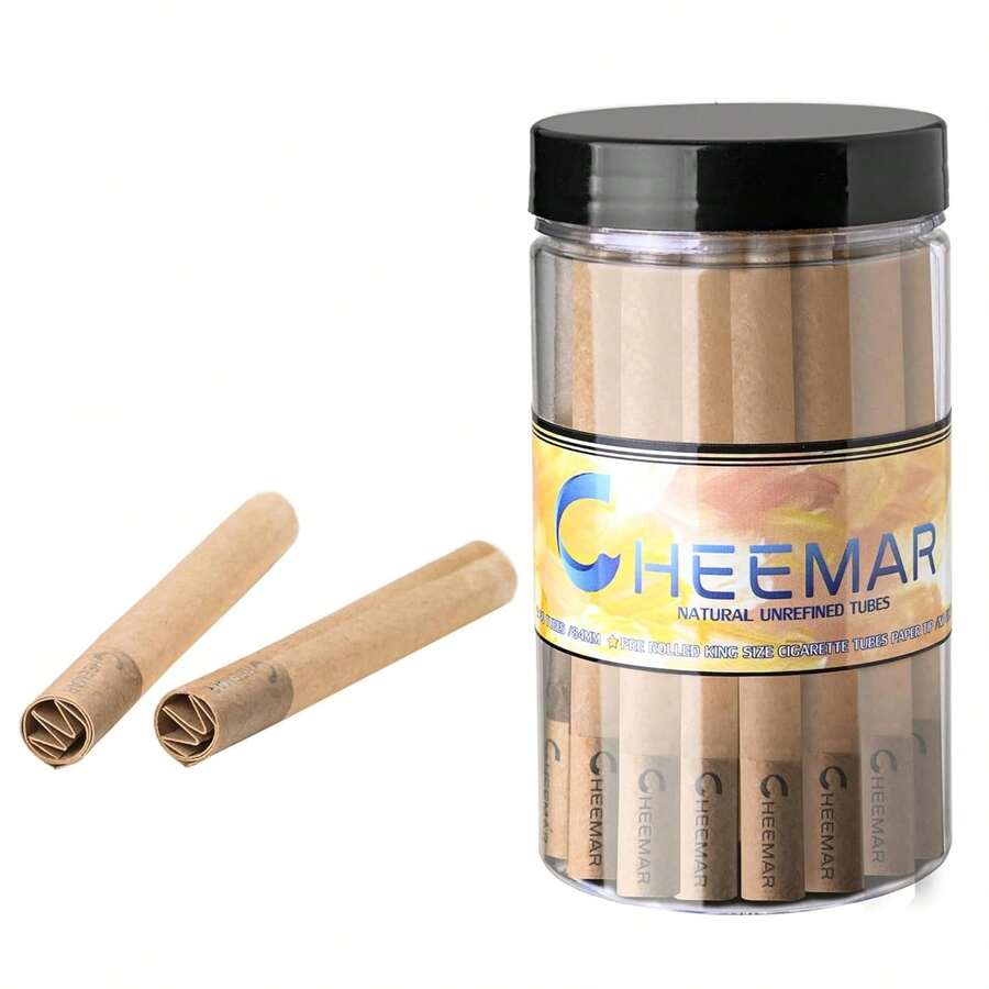 Unbleached Cigarette Tubes, 84mm Classic Filter Tubes, Easy Draw ...