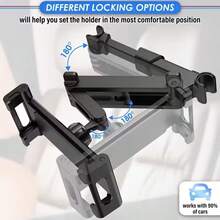 Car Rear Headrest Tablet And Phone Stand | Durable ABS Material ...