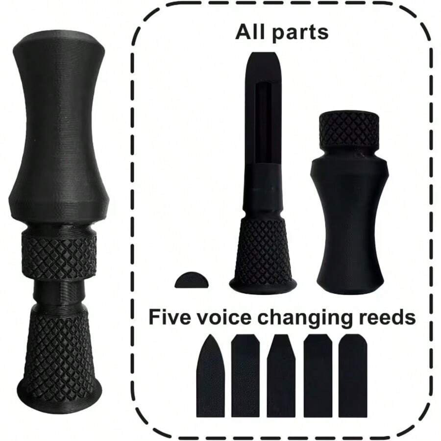 Enten-Lockpfeife, klassische Enten-Jagd-Lockpfeife, realistische ...