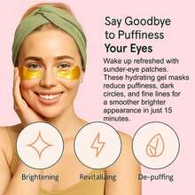 Eye Patches, Collagen Eye Masks, For Puffy Eyes And Dark Circles, 60 ...
