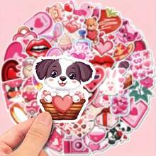 JIT 50pcs Valentine's Day Love Graffiti Sticker Decoration Mobile Phone ...
