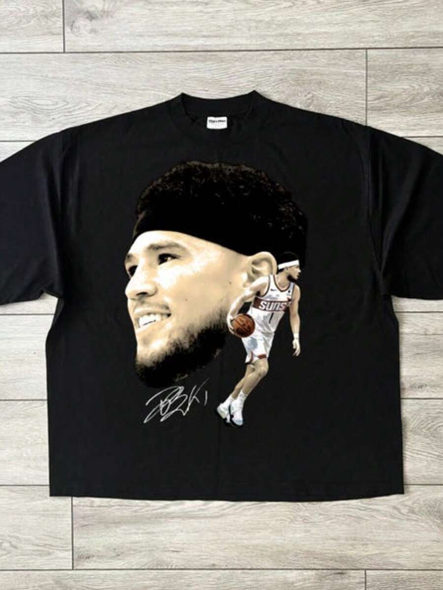 Devin Booker Png Design, Bigface Design, T Shirt Design, Basketball ...