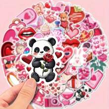 JIT 50pcs Valentine's Day Love Graffiti Sticker Decoration Mobile Phone ...