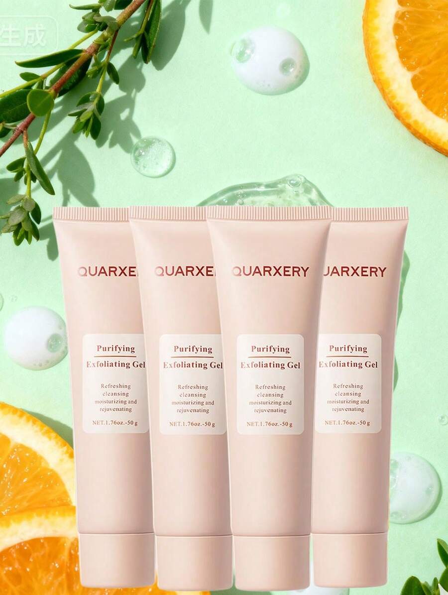QUARXERY Deep Cleansing Facial Scrub Gel With Niacinamide - Hydrates ...