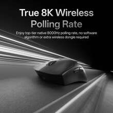 Rapoo VT7 VT7MAX Wireless Gaming Mouse True 8K Wireless Polling Rate ...