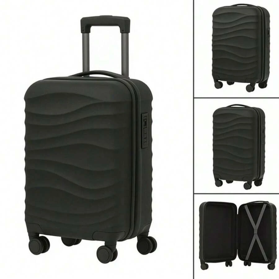 40x30x20 Underseat Cabin Bag Hard Shell - 360 Rotating Wheels Carry On ...