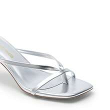 Women's Fashion Kitten Low Heel Thong Sandals, Open Square Toe Flip ...