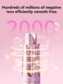 [Pink]Travel Buddy Mini Automatic Curling Wand,Hair Straightener And ...