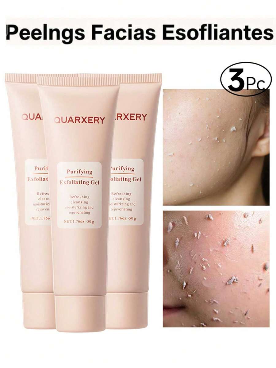 QUARXERY 2 Sticks Deep Cleansing Facial Scrub Gel With Niacinamide ...