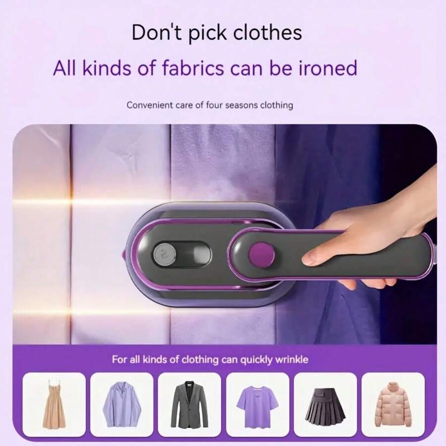 Handgehaltene Kleidungsplatten-Bügeleisen für Kleidung, Mini-Bügeleisen ...