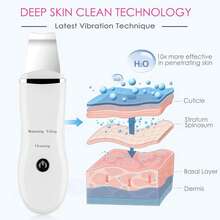 Face Scrubber, Skin Spatula, Facial Silicone Pore Cleaner | 3 Modes ...