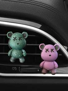 1pc Car Air Outlet Decoration Cute Little Bear Car Air Conditioning ...