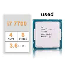 Intel Core I7 7700 Processor 3.6GHz Quad-Core Eight-Thread 8M 65W CPU ...