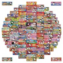 Sanrio 103 Pcs Cute Hello Kitty Sealing Stickers - Adorable IP Decals ...