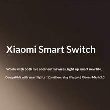 [New Product] Xiaomi Smart Switch Single Zero Fire Upgrade Mesh2.0 ...