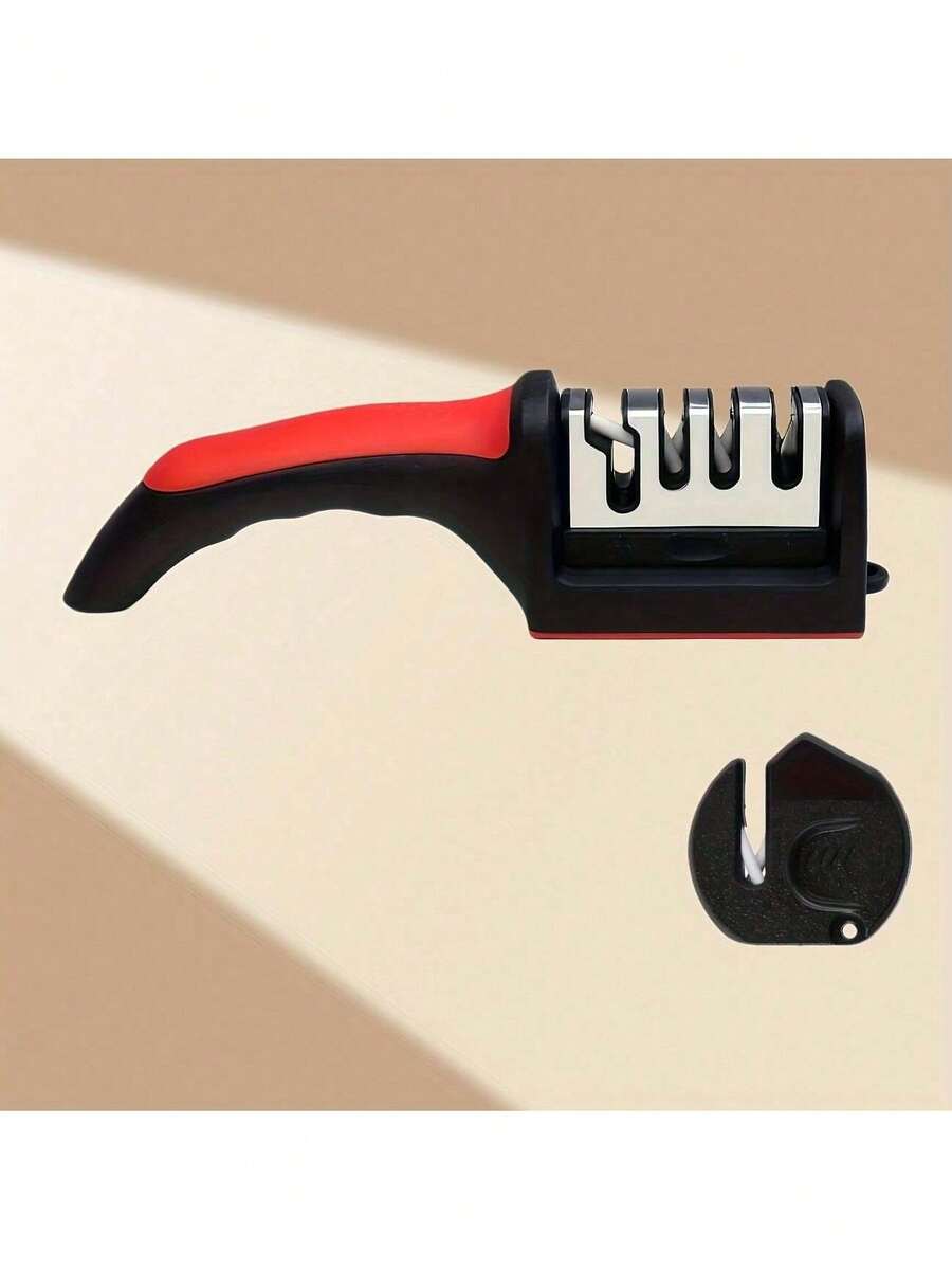 Single Hole Professional Knife Sharpener Four-Stage Tungsten Steel ...