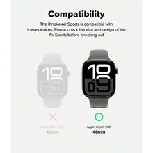 Air Sports Funda para Apple Watch Series 11/10 46mm [TPU Flexible ...
