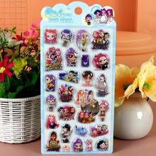 1 pieza Pegatinas 3D de grupo femenino de caza de demonios del K-Pop ...