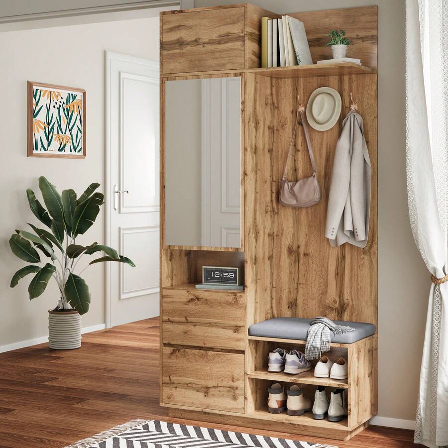 Flurgarderobe Mit Sitzbank