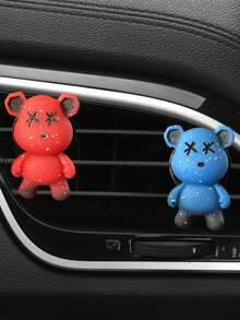 1pc Car Air Outlet Decoration Cute Little Bear Car Air Conditioning ...