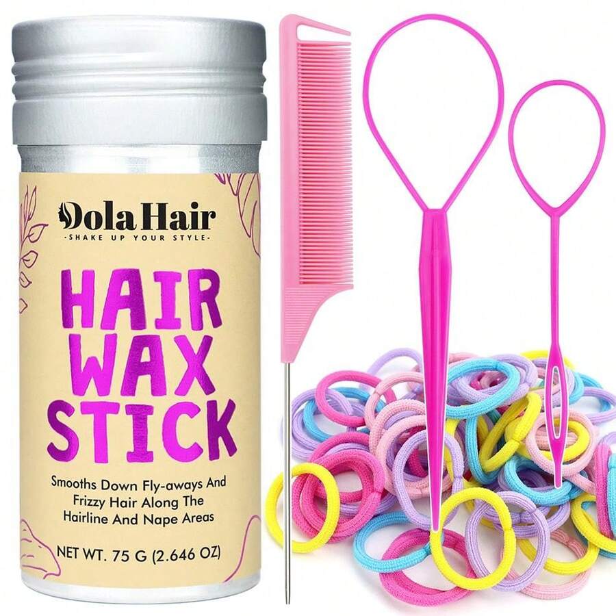 Dola Hair Dolahair Hair Wax Stick & Accessories - Flyaway Control For ...