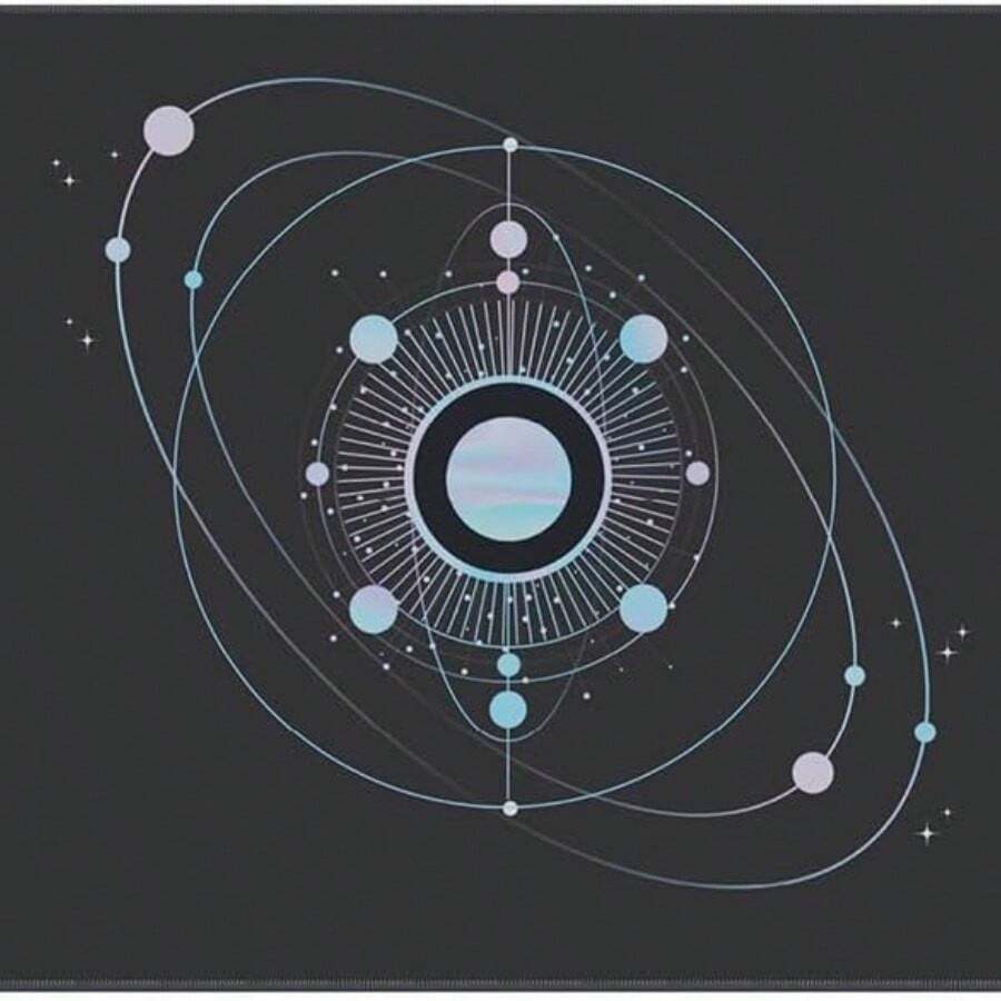 Mouse Pad XXL Astronomical Map Large Game Anti - Slip Rubber Cloth ...