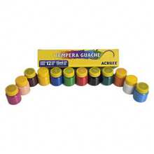 Neon Tempera Gouache Paint With 12 Colors, 15ml, Acrilex | Mode de ...