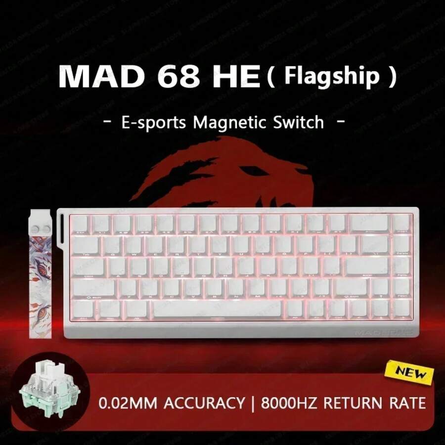 Madlions Mad 60he Mad 68he Wired Mechanical Keyboard Gaming Magnetic ...