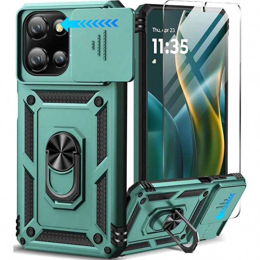 Taisairu Mo Moto G 2025/G 2026/G Play 2026 Case Wit Screen Protec And Ide Camera Lens Cover -In ...