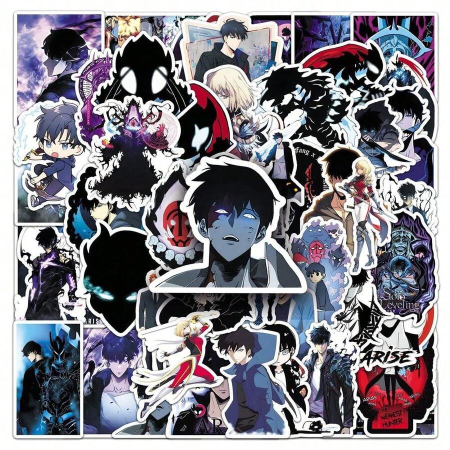 50pcs Solo Leveling Merch Solo Leveling Stickers Anime Stickers Solo ...