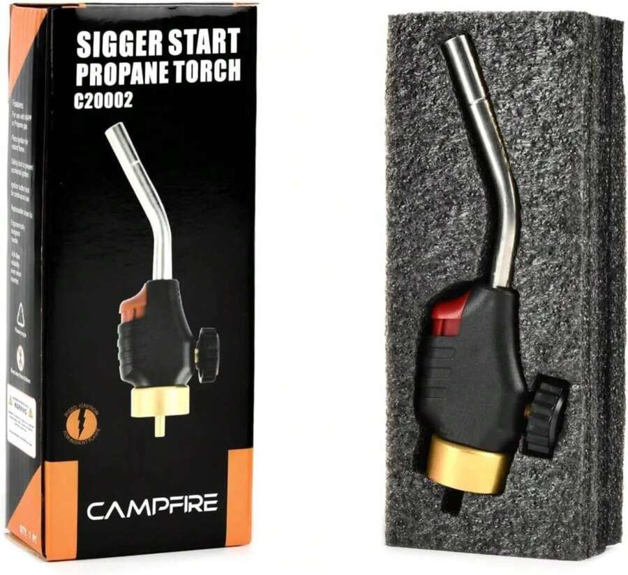 CAMPFIRE Trigger Start Gas Welding Propane Torch, High Intensity Mapp ...