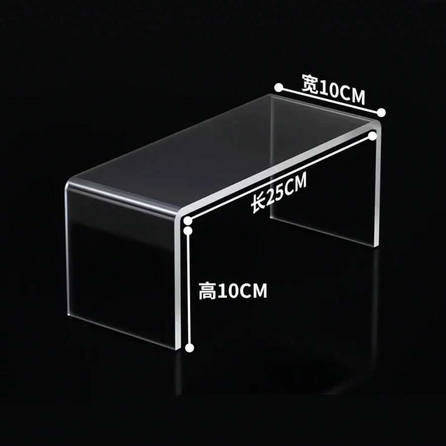 5mm Thick Acrylic Clear Storage Rack Desktop Display Cosmetics Storage ...