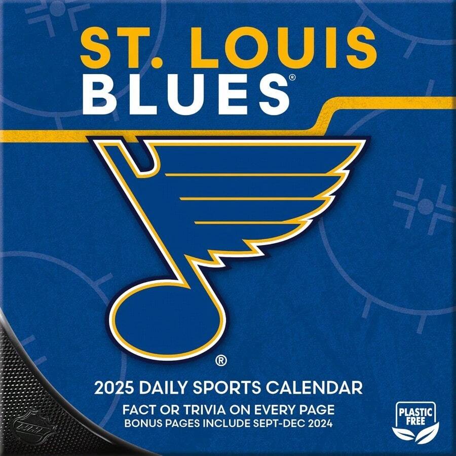Turner Sports St Louis Blues 2025 Box Calendar With Blue And Red ...