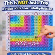 12*12 Silicone Math Learning Board, Fun STEM Stress Relief Toy ...