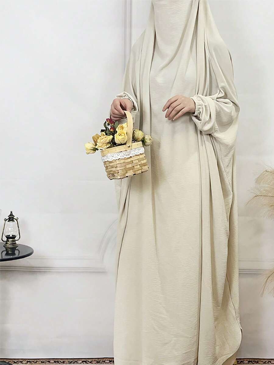 Bata holgada de talla grande para mujer, de unicolor, estilo europeo ...