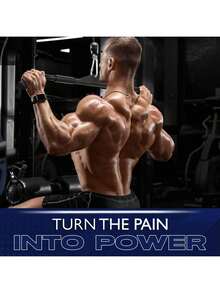 Neutral Paddle Grip LAT Pull Down Bar, Range Of Motion Spreader Handle ...