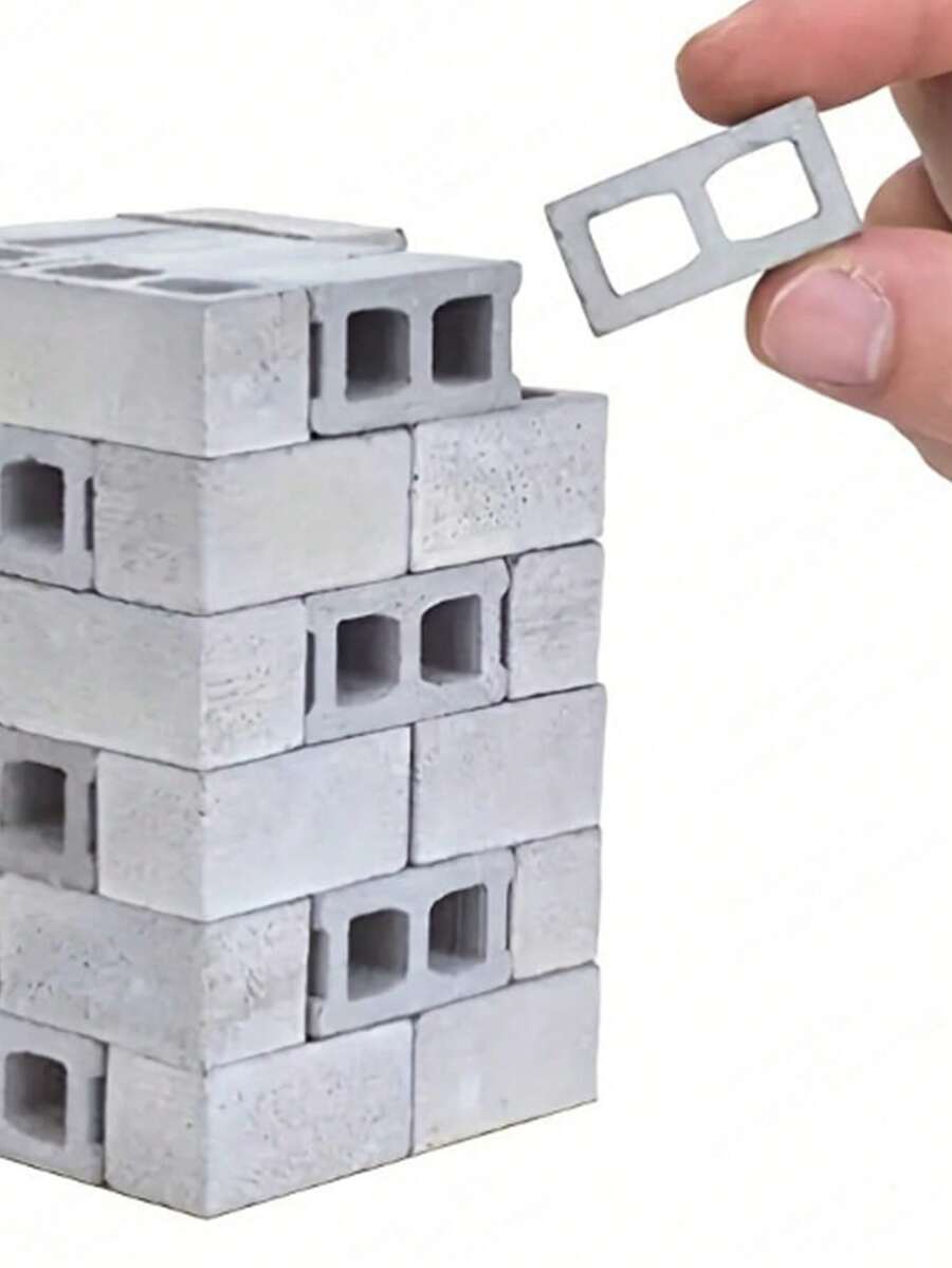 20 piezas Bloque de construcción Modelo DIY Caja de arena Casa en ...