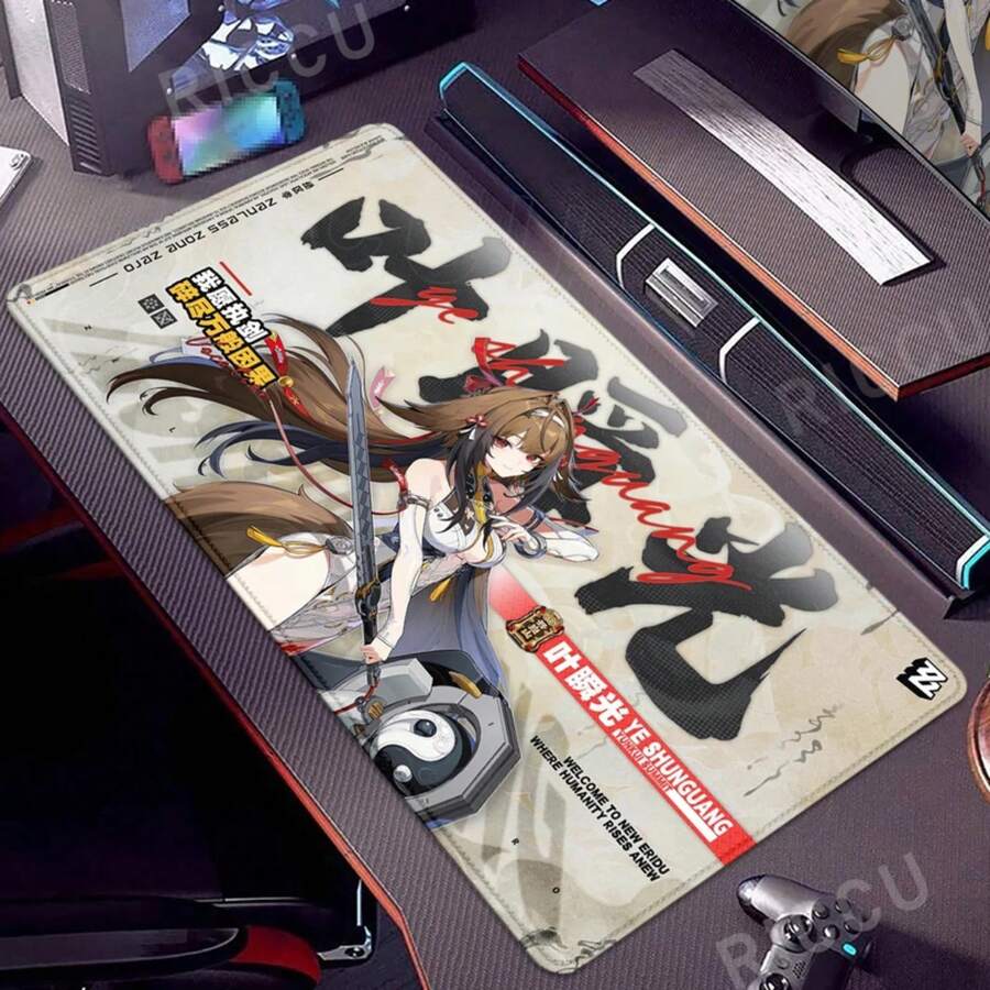 Zenless Zone Zero ZZZ Ye Shunguang Mousepad Office 1000x500 Large ...