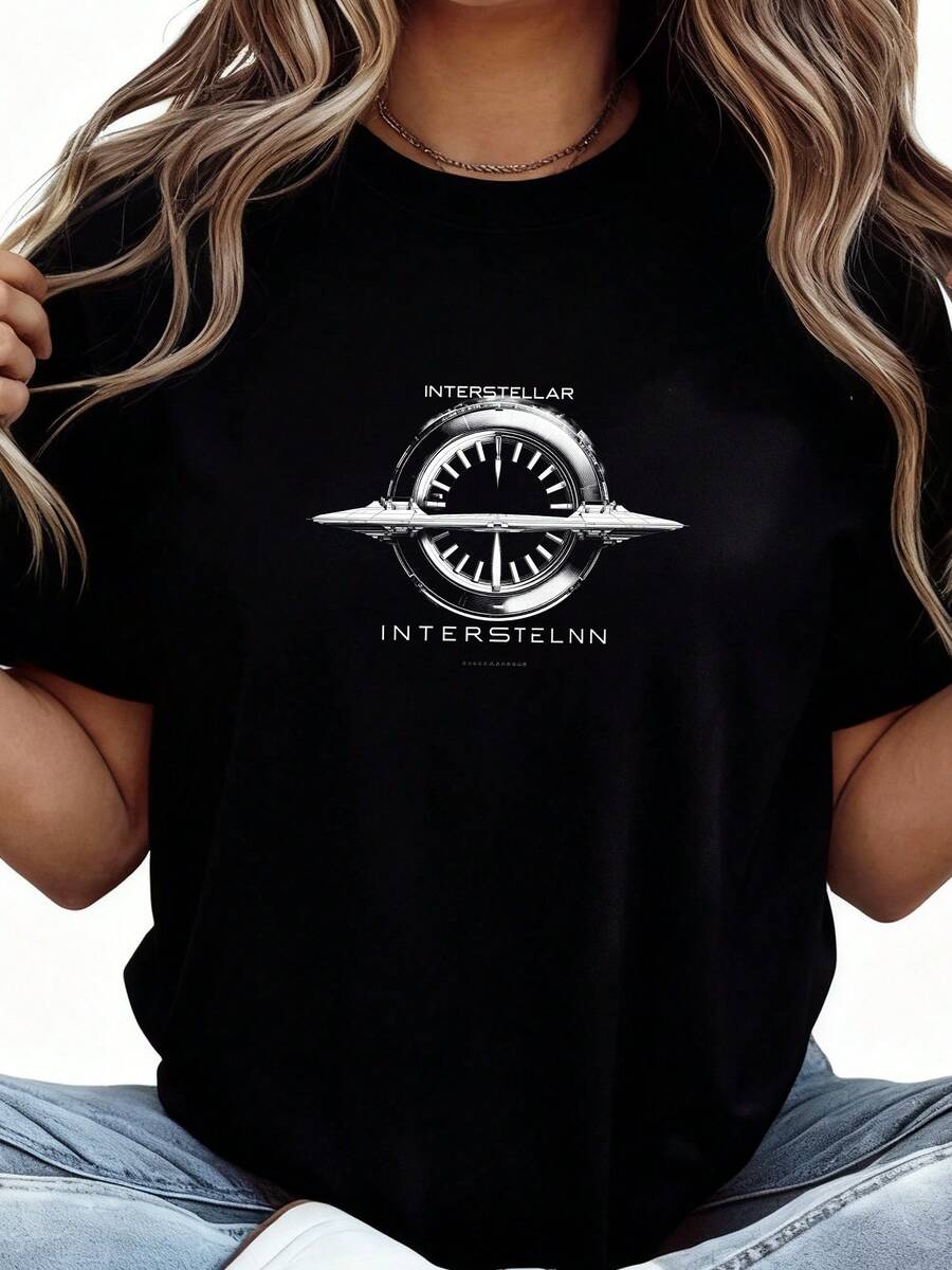 Iconic Movie Interstellar Quotes Film Planet Satur-4 | SHEIN USA