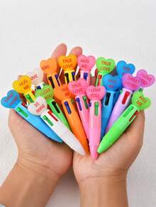 20pcs/Set Multicolor Cartoon Cute Novelty 4-In-1 Ballpoint Pens ...