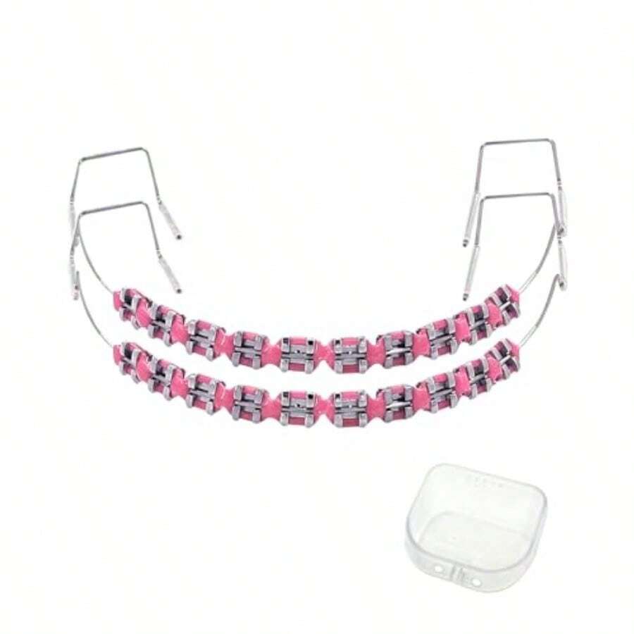 Temporary Fake Costume Ar Braces Cl On Braces Wit Metal Wires Teet ...