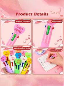 20pcs/Set Multicolor Cartoon Cute Novelty 4-In-1 Ballpoint Pens ...