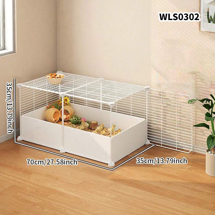 Hamster Cage, Luxury Large Villa Style Cage With Golden Wire Branches ...
