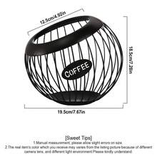 Grande Portacapsule Metallico, Cestino Portacapsule per Caffè ...