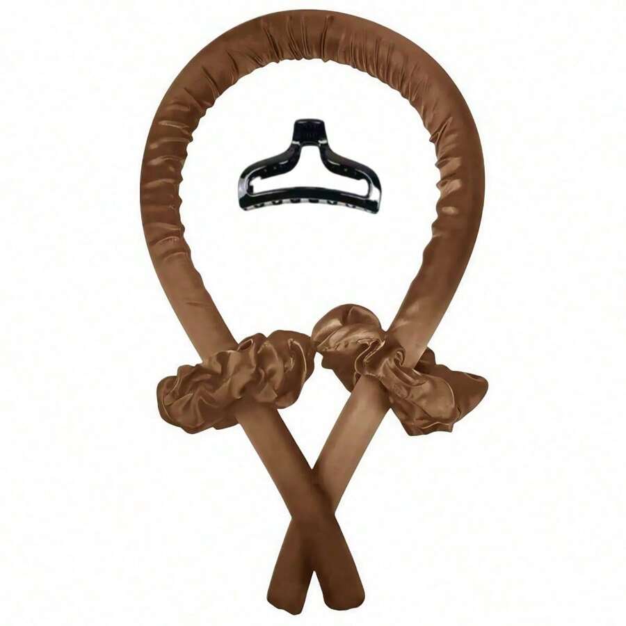 Rizador de pelo sin calor con diadema, rizador de pelo grande de ola ...