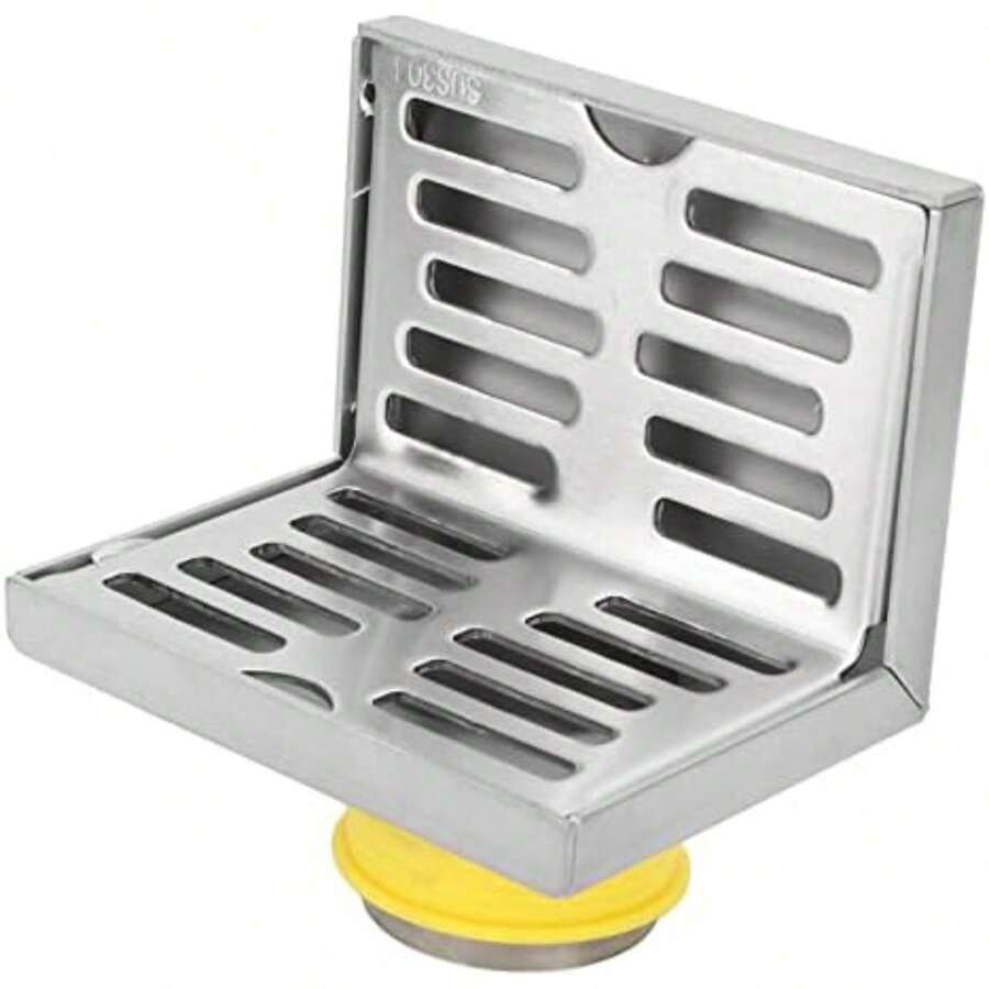 Corner Shower Drain, Wear-Resistant Stainless Steel L-Shaped Right ...