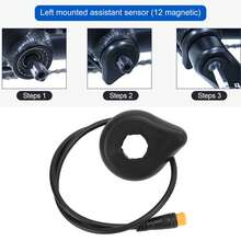 Bicycle/Electric Vehicle Power Assist Sensor 12-Magnetic Dual Hall ...