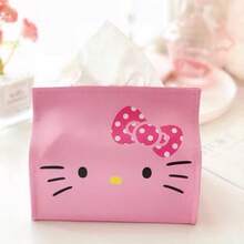 1pc New Cute Cartoon Character Design Paper Towel Box, PU Leather ...